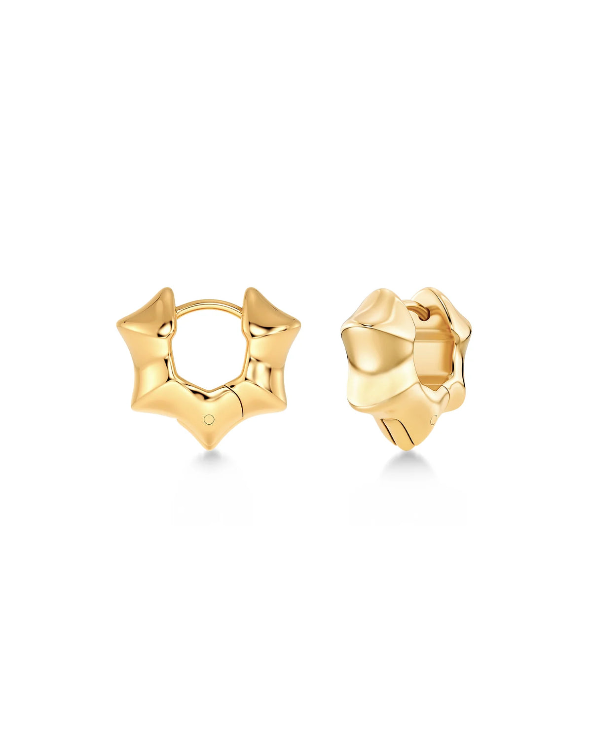 Edblad Cane Hoops Multi S Gold | Browns Boutique